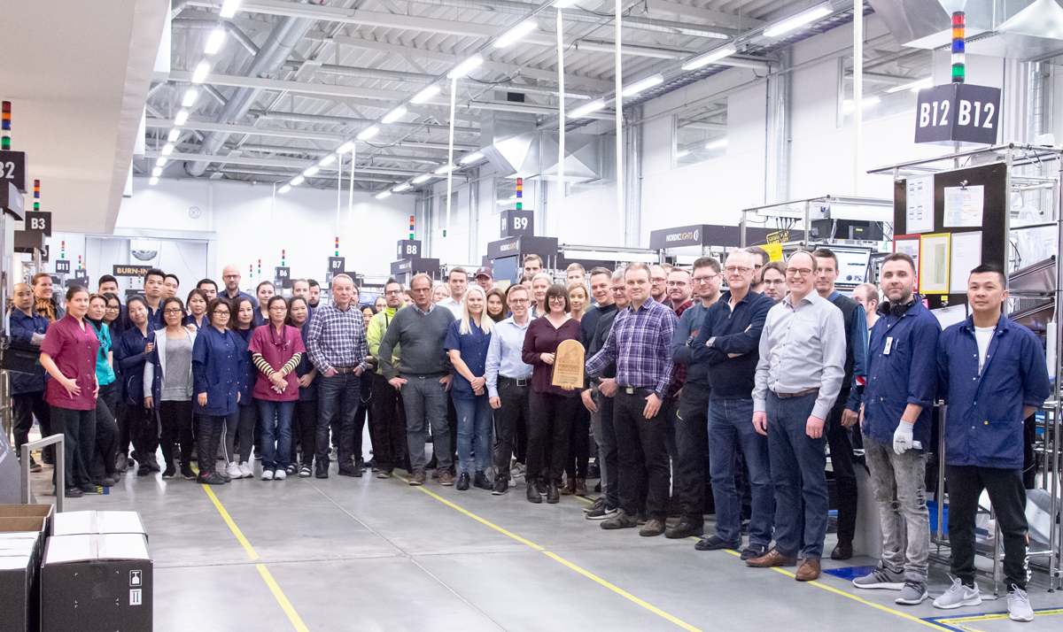 NORDIC LIGHTS® Awarded Supplier of the Year by Ponsse